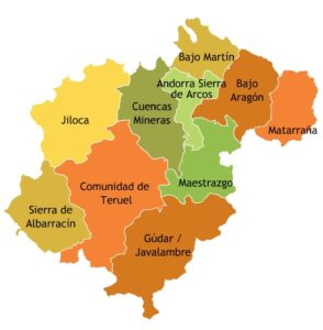 Mapa de Teruel y pueblos | Turismo en Teruel |2025